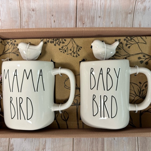 Rae Dunn | Dining | Nib Rae Dunn Mama Bird Baby Bird With Rim Sitting ...